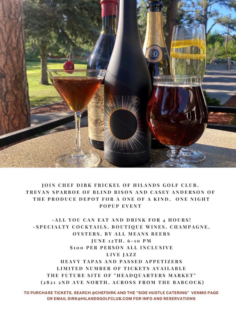 Food and Drink Pop-Up Event