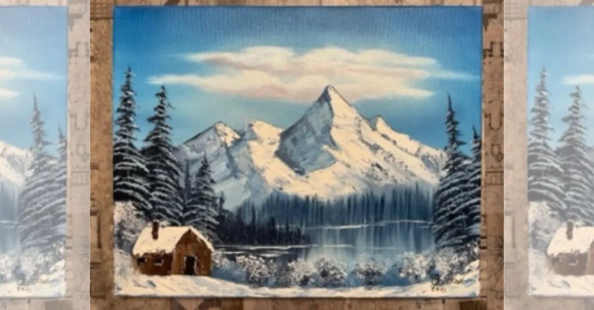 Bob Ross "Montana Winter" with Ray Dicken