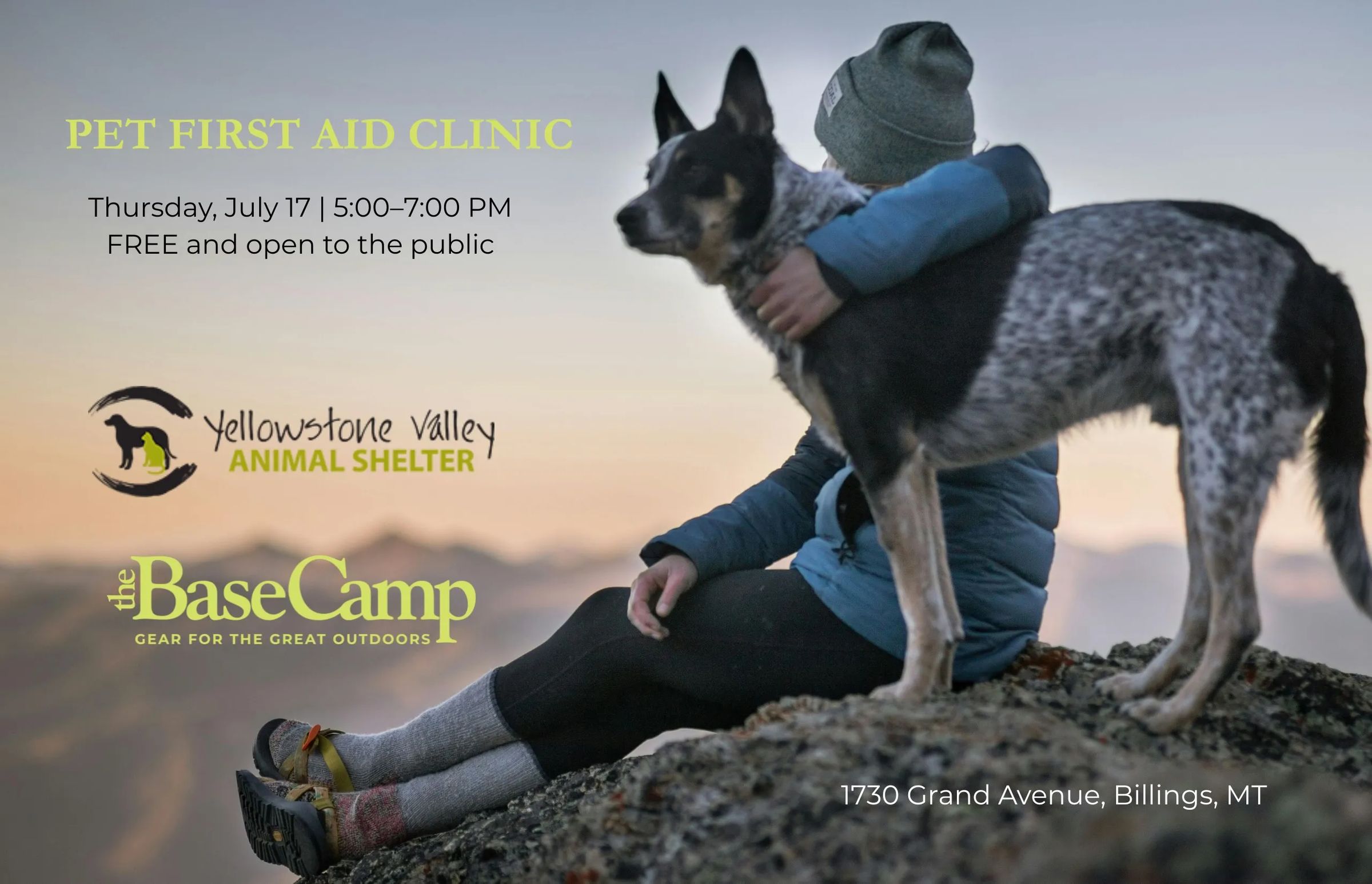 Pet First Aid with Yellowstone Valley Animal Shelter