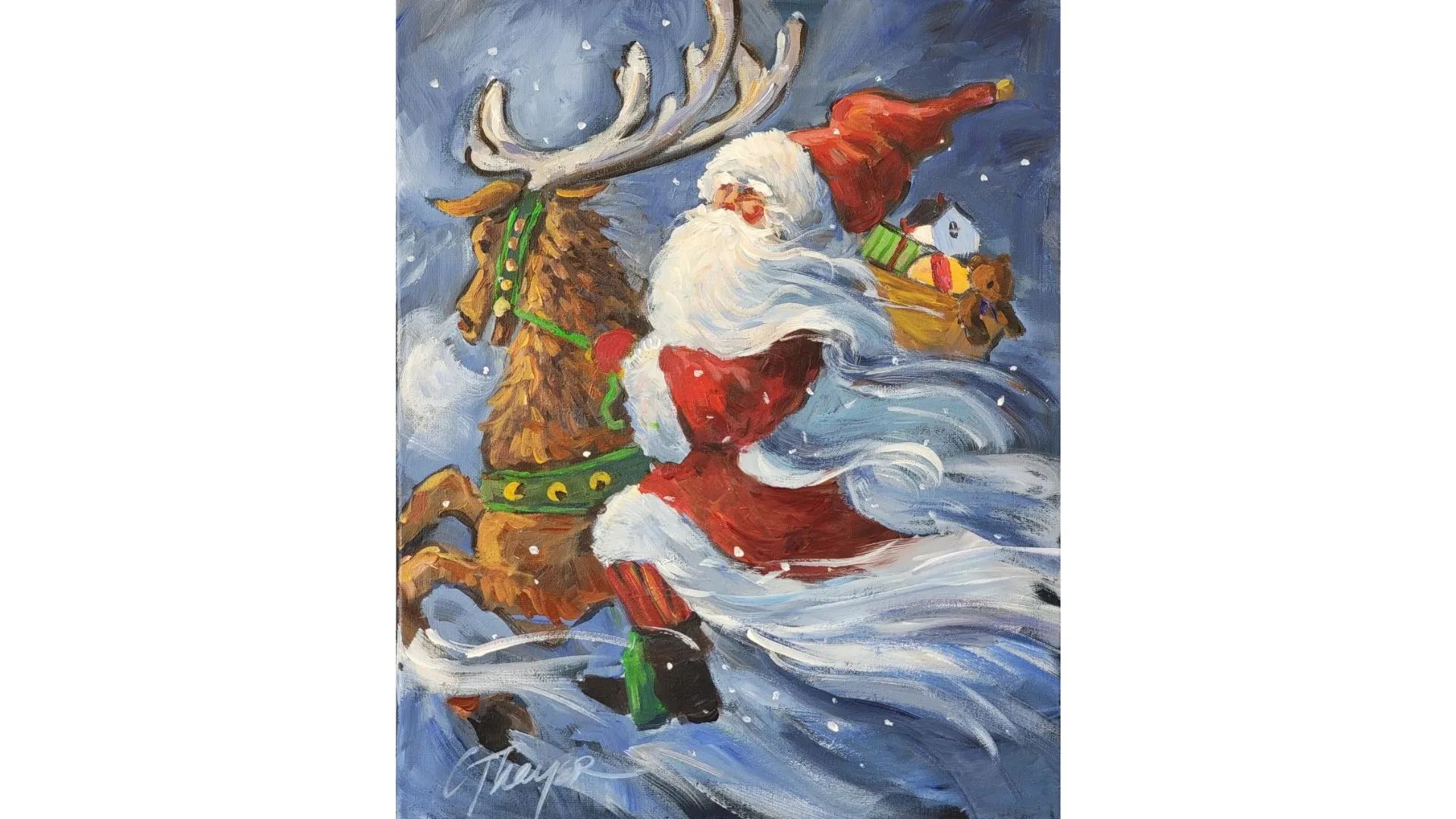 Riding Rudolph with Carolyn Thayer