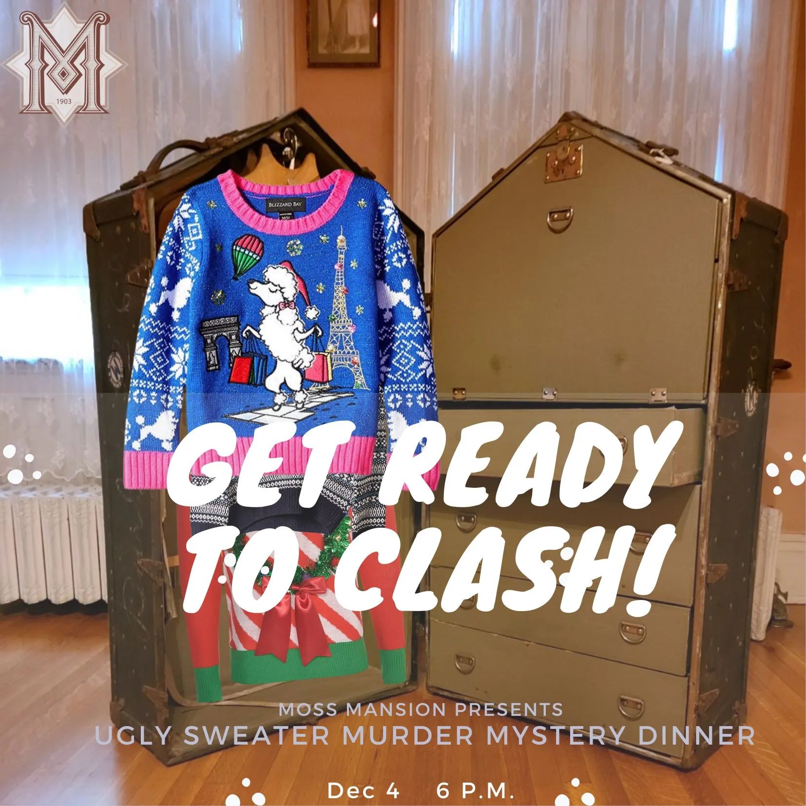 Murder Mystery Dinner: Ugly Christmas Sweater