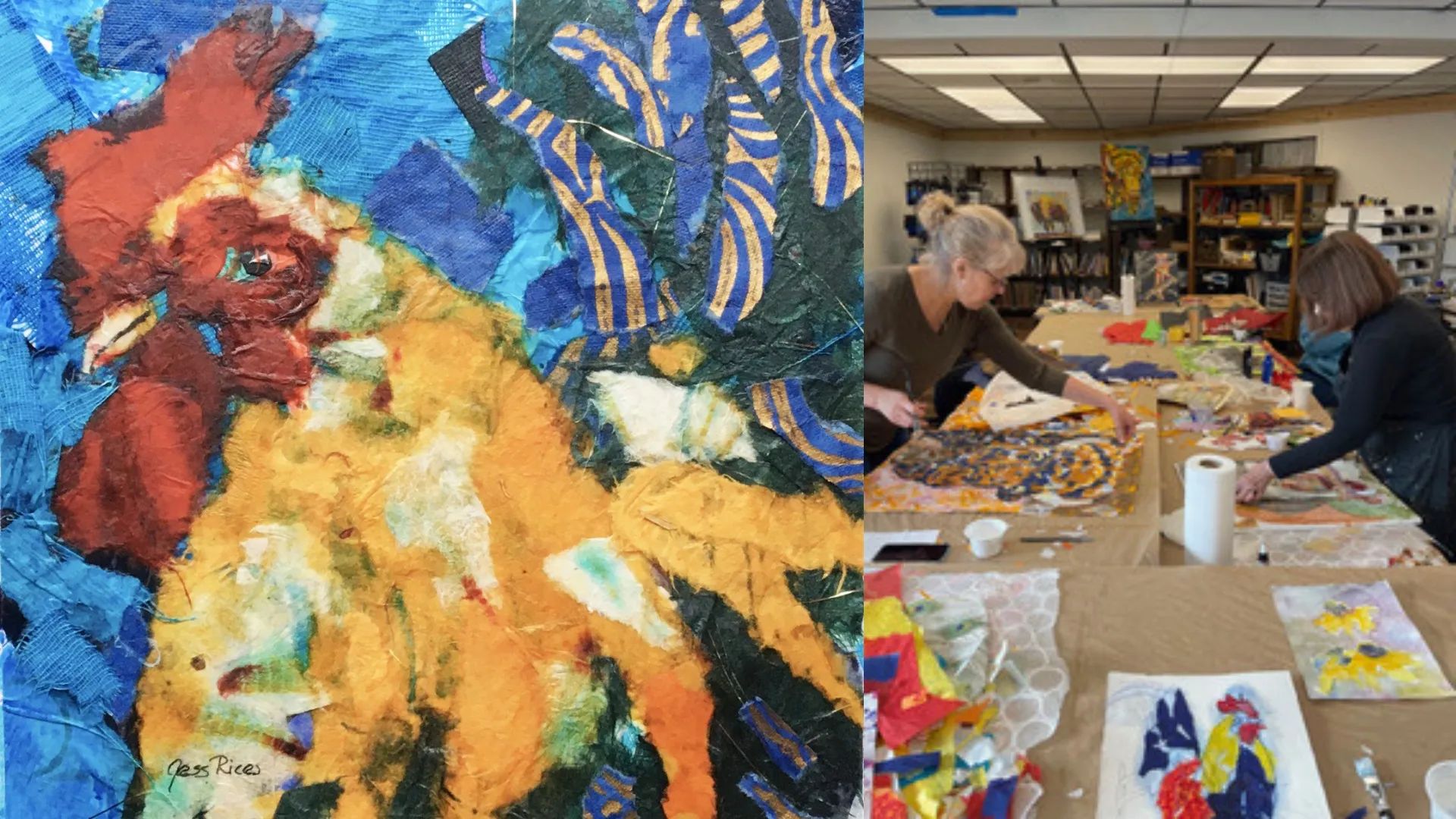 Collage with Jess Rice